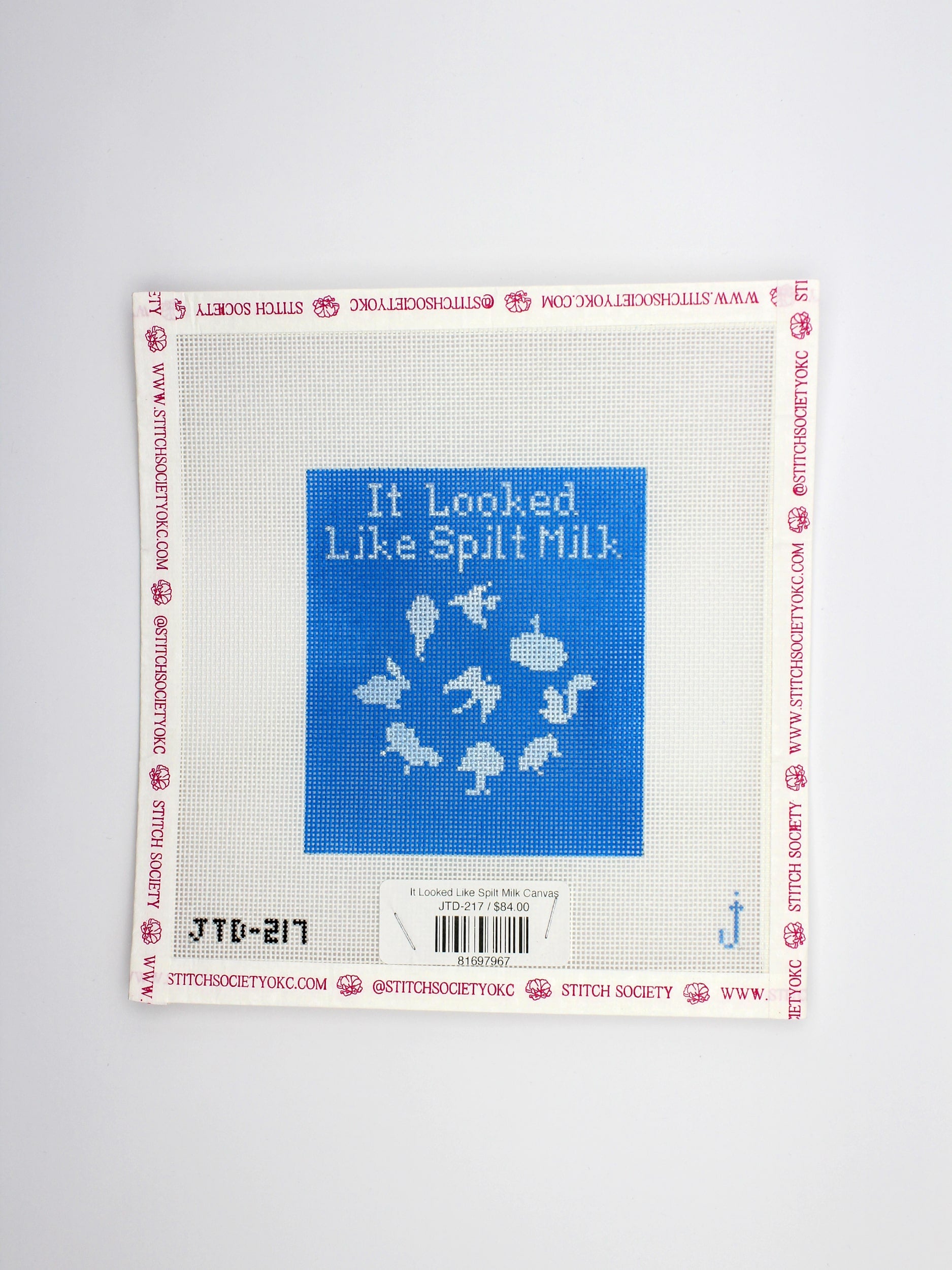 It Looked Like Spilt Milk Canvas – Stitch Society