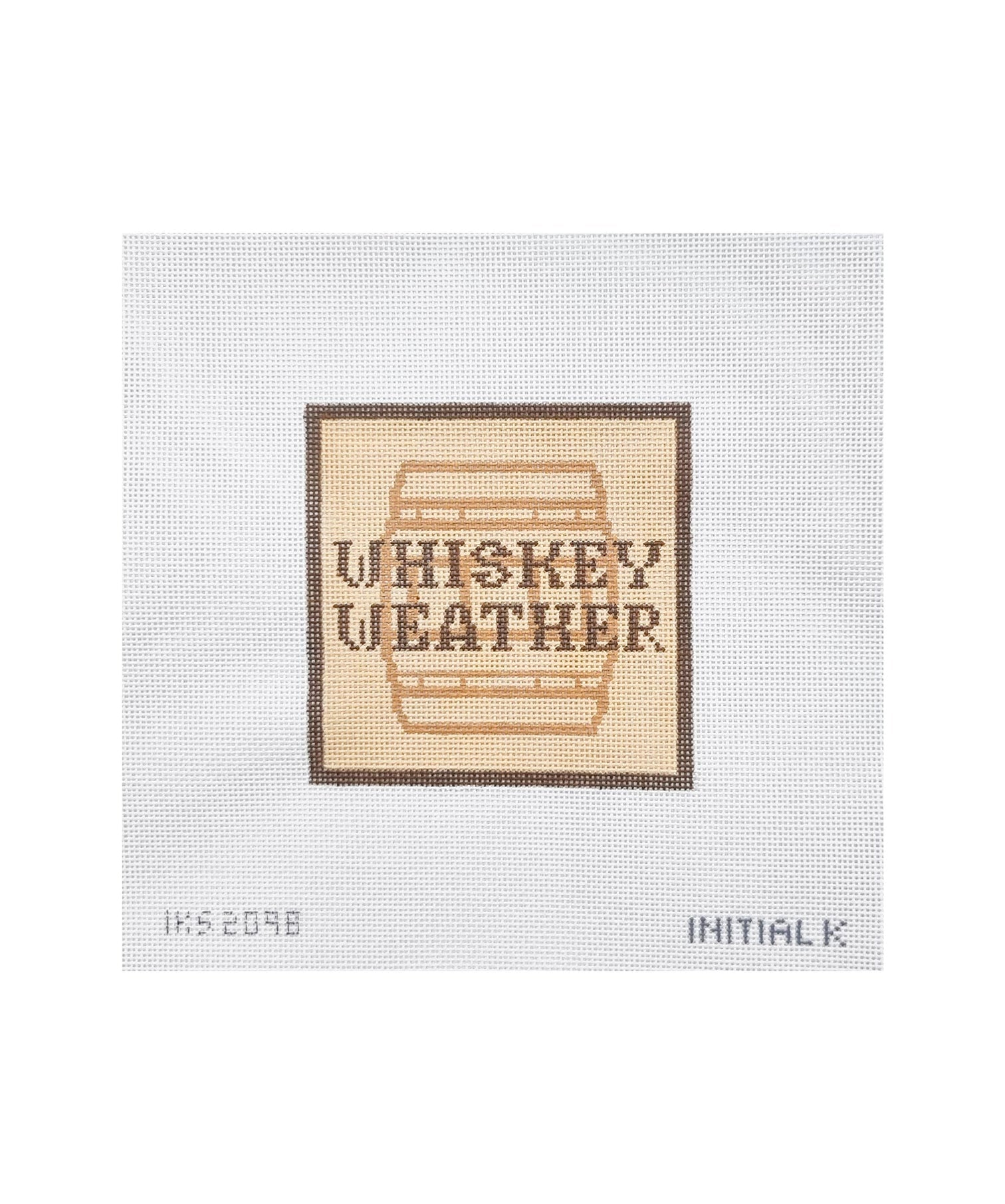 Whiskey Weather Coaster Canvas – Stitch Society