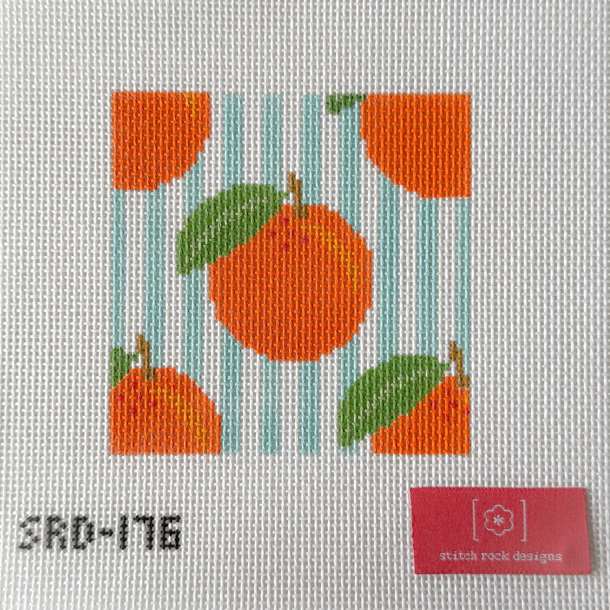 Oranges Square Canvas – Stitch Society